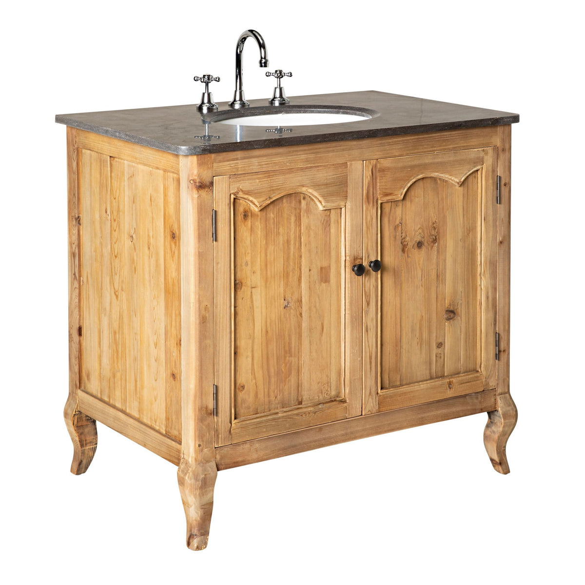 Nico 2 Door French Vanity With Bluestone Top 900mm – Early Settler NZ