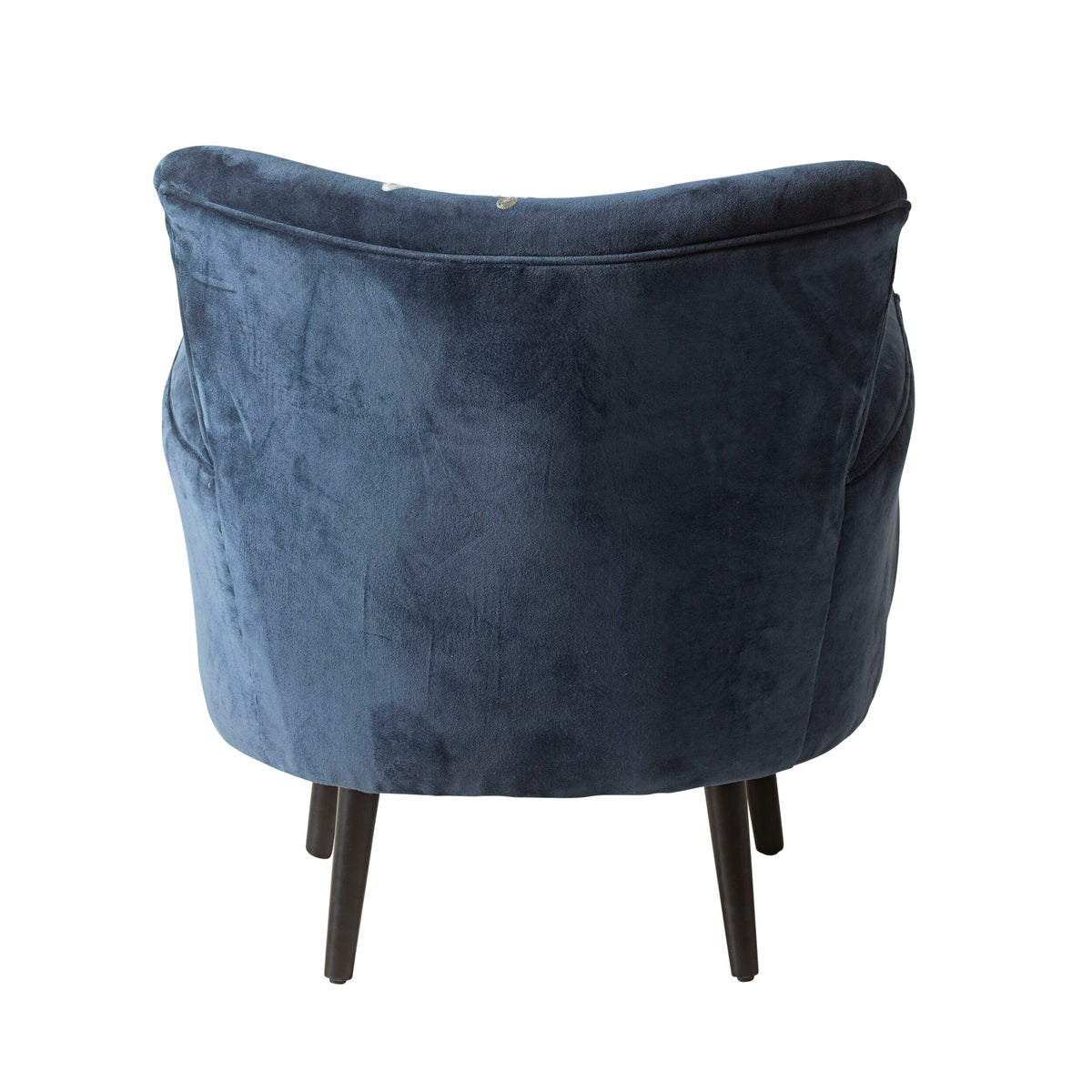 Blooms Embroidered Armchair Indigo Blue – Early Settler NZ