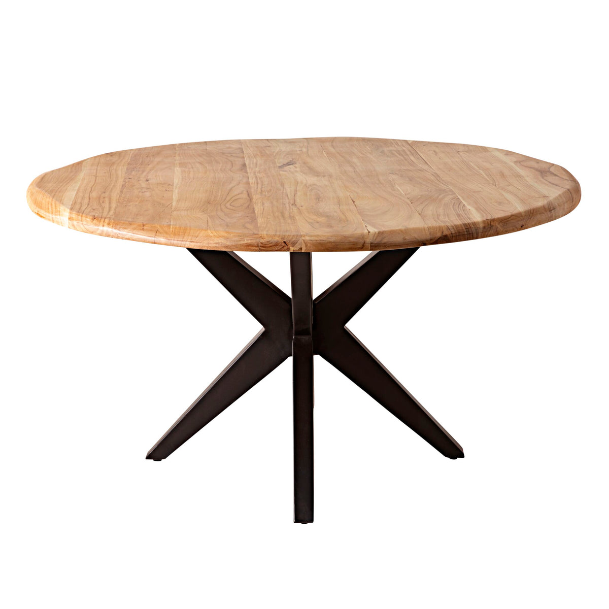 River Live Edge Timber Round Dining Table 140cm – Early Settler NZ
