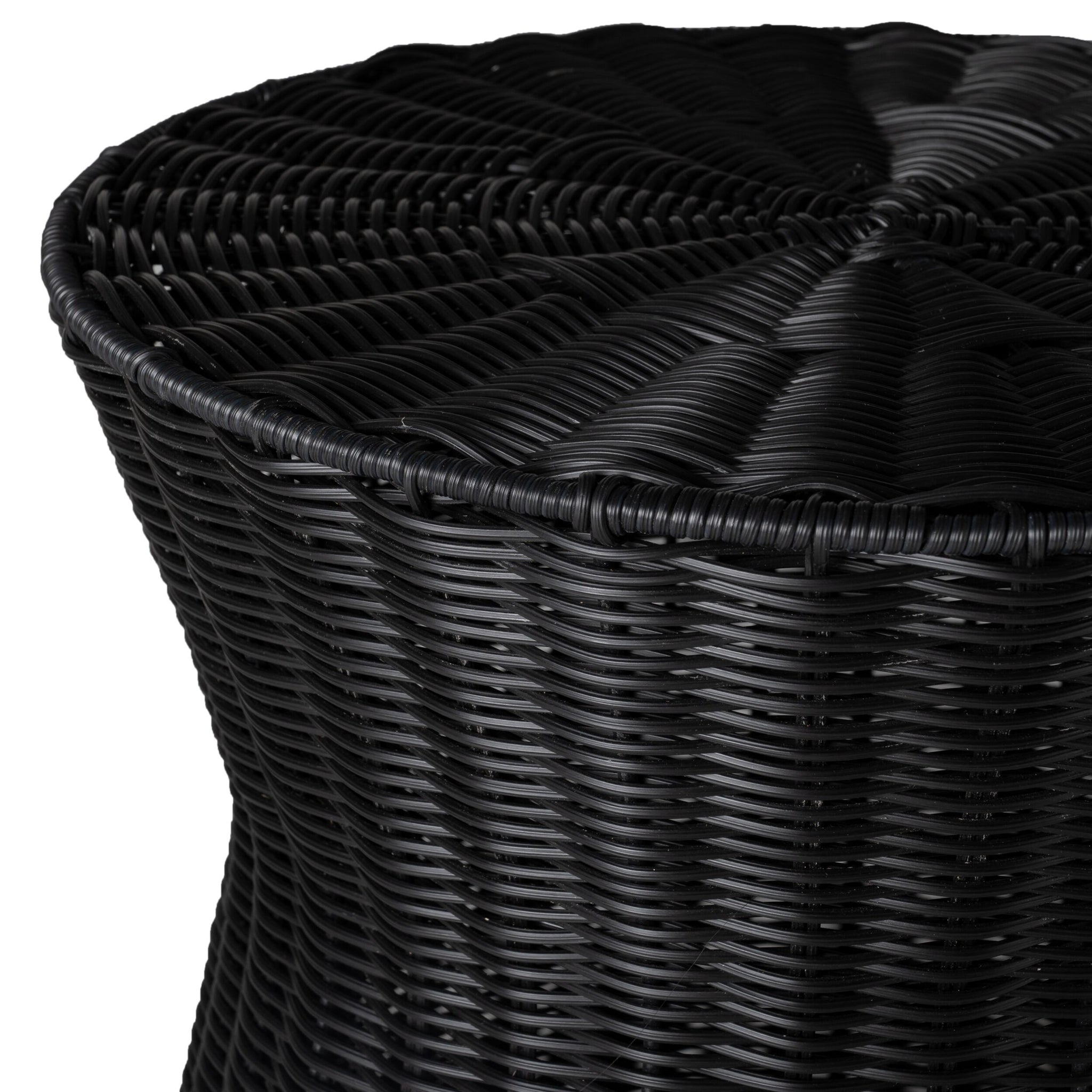 Bristol Woven Side Table Black – Early Settler NZ