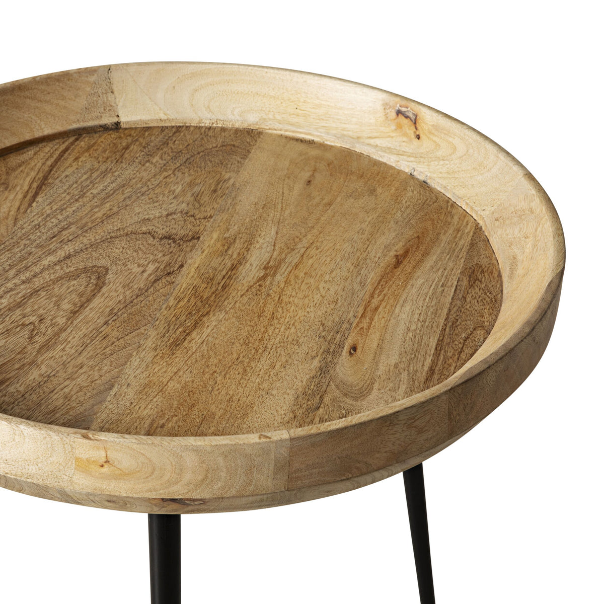 Luna Round Side Table Natural – Early Settler NZ