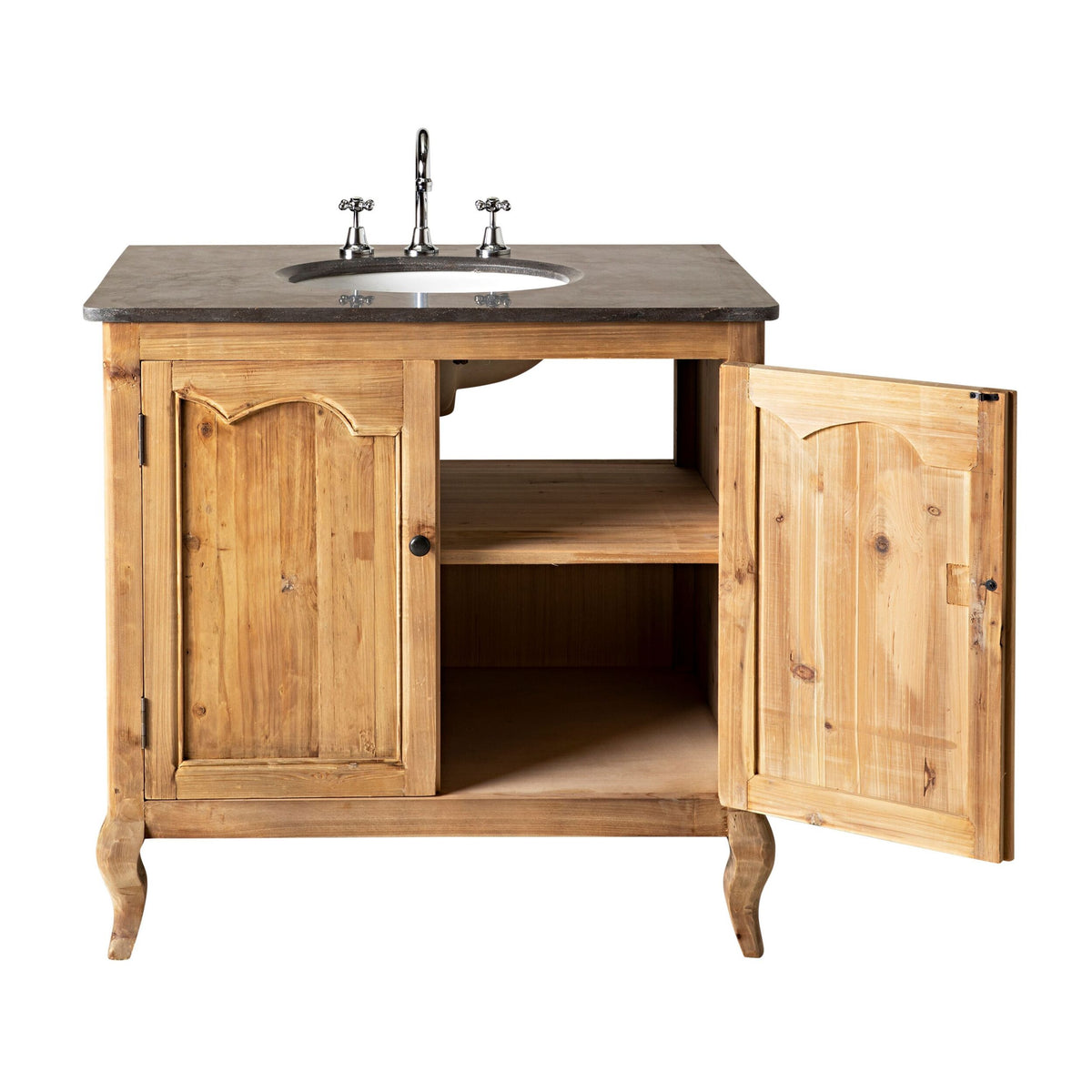 Nico 2 Door French Vanity With Bluestone Top 900mm – Early Settler NZ