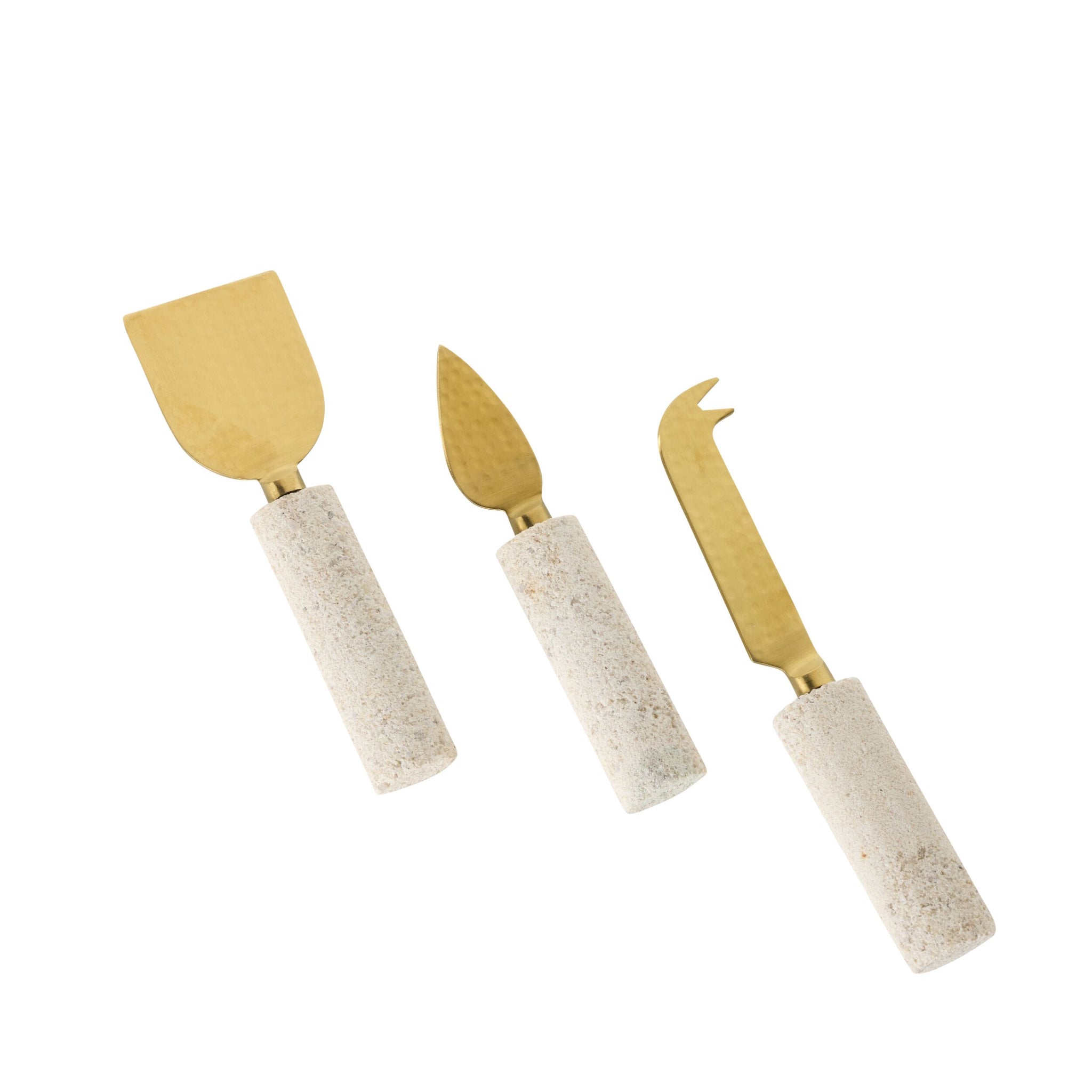 Beige Marble Cheese Knife Set – Early Settler NZ