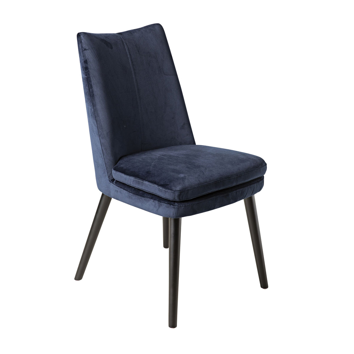 Aura Velvet Dining Chair Indigo Blue – Early Settler NZ