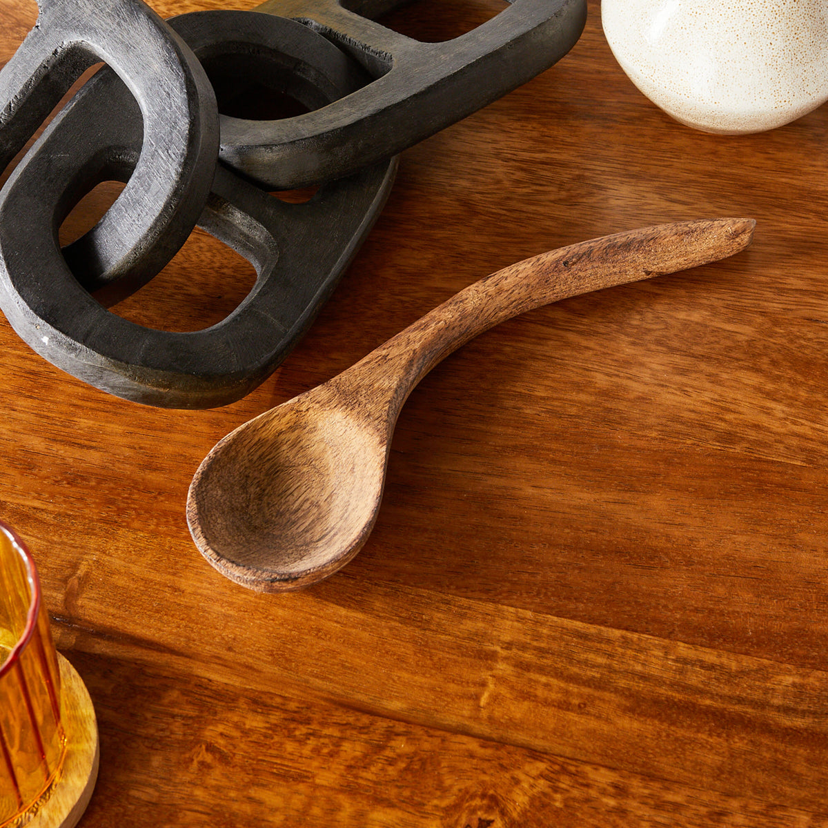 Parvani Wobble Wooden Spoon 27x7x2 cm – Early Settler NZ